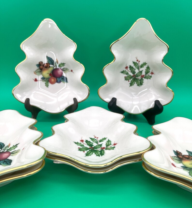 NEW Lenox Dimension Collection Holiday Tartan Candy Dishes - Etsy