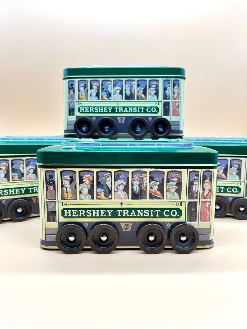 Hershey Chocolate Collectible Trolley Tin Container Vehicle - Etsy