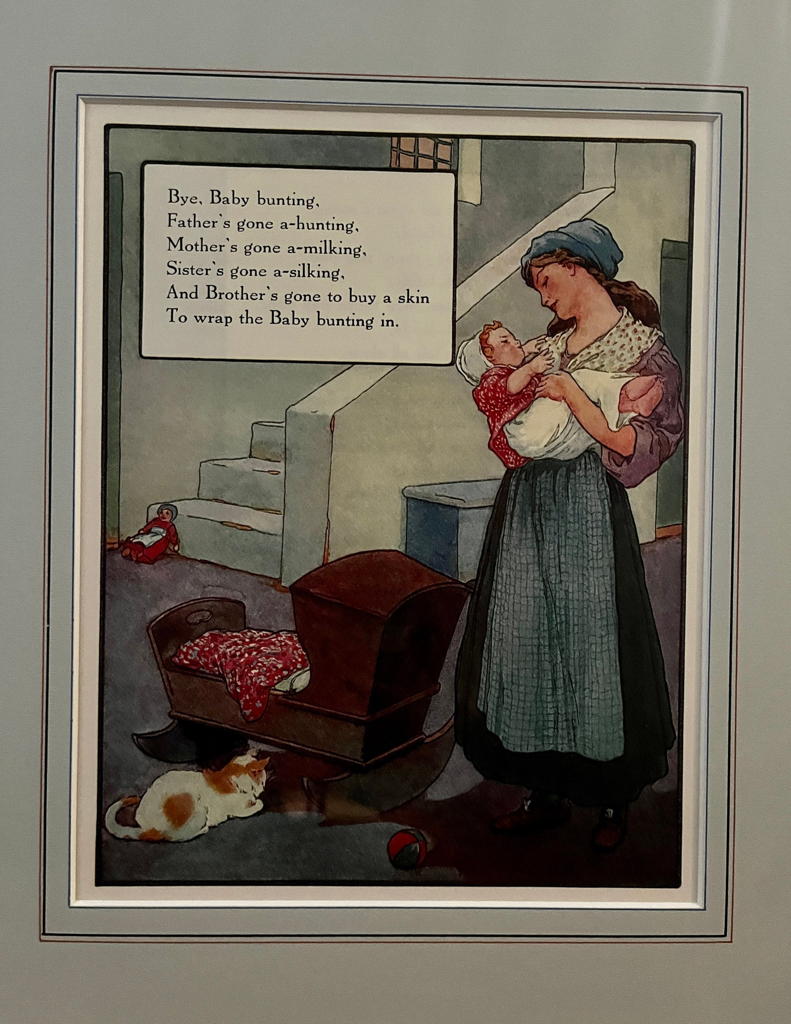 Antique Mother Goose Prints Professionally Framed Art - Etsy