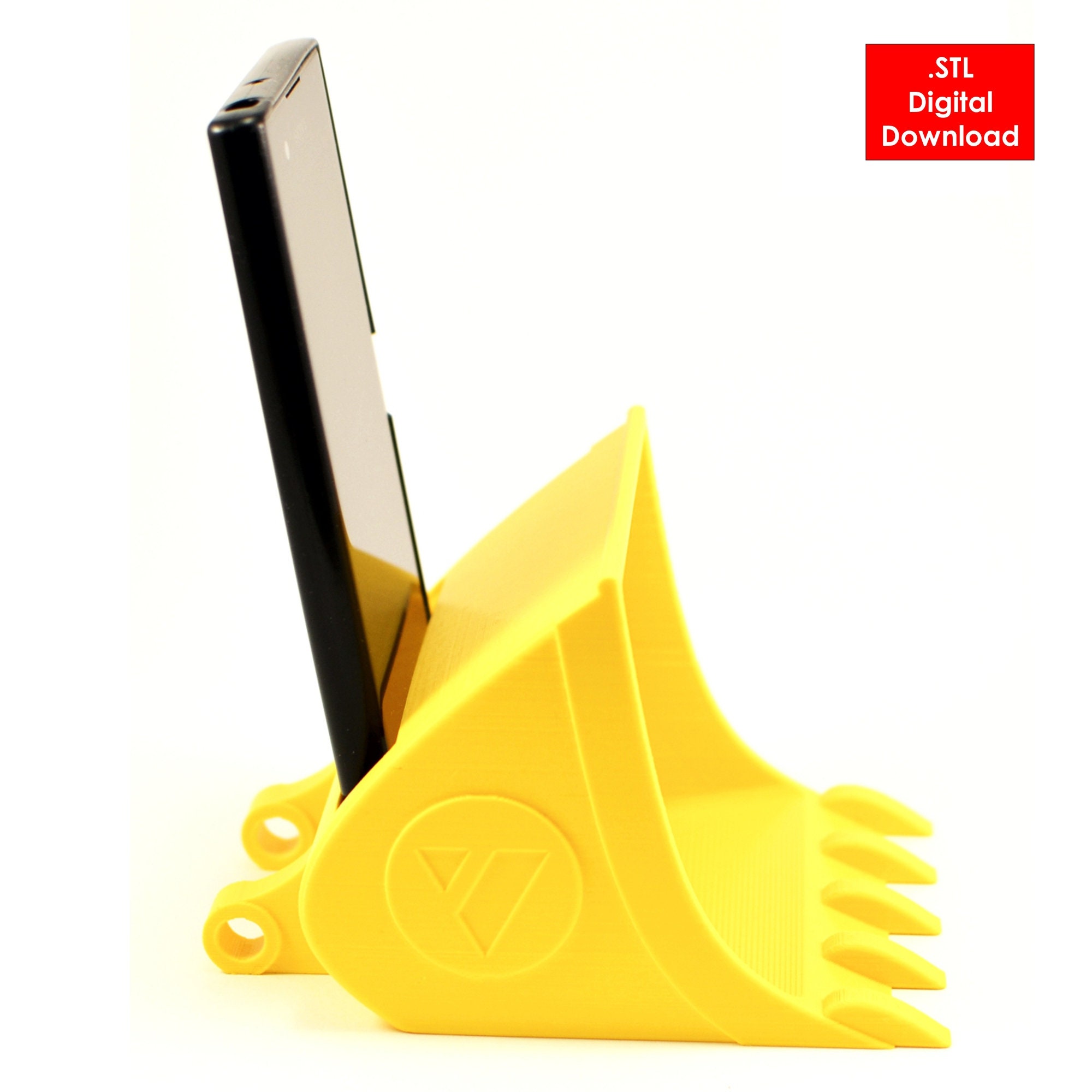 Phone Stand Sound Passive Amplifier, Phone Speaker, With Excavator ...