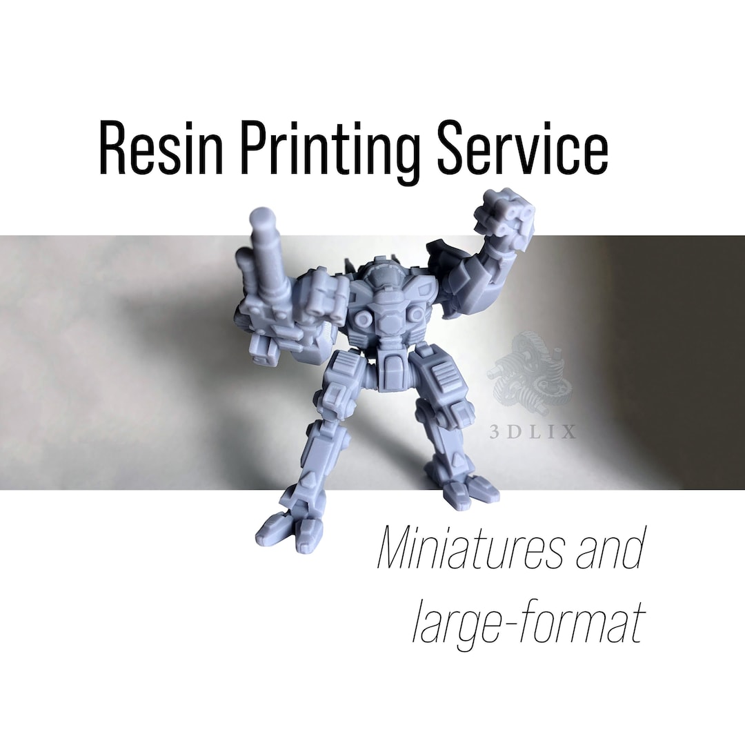 Resin 3D Printing Service UK - Resin Print / Miniature & Large Format ...