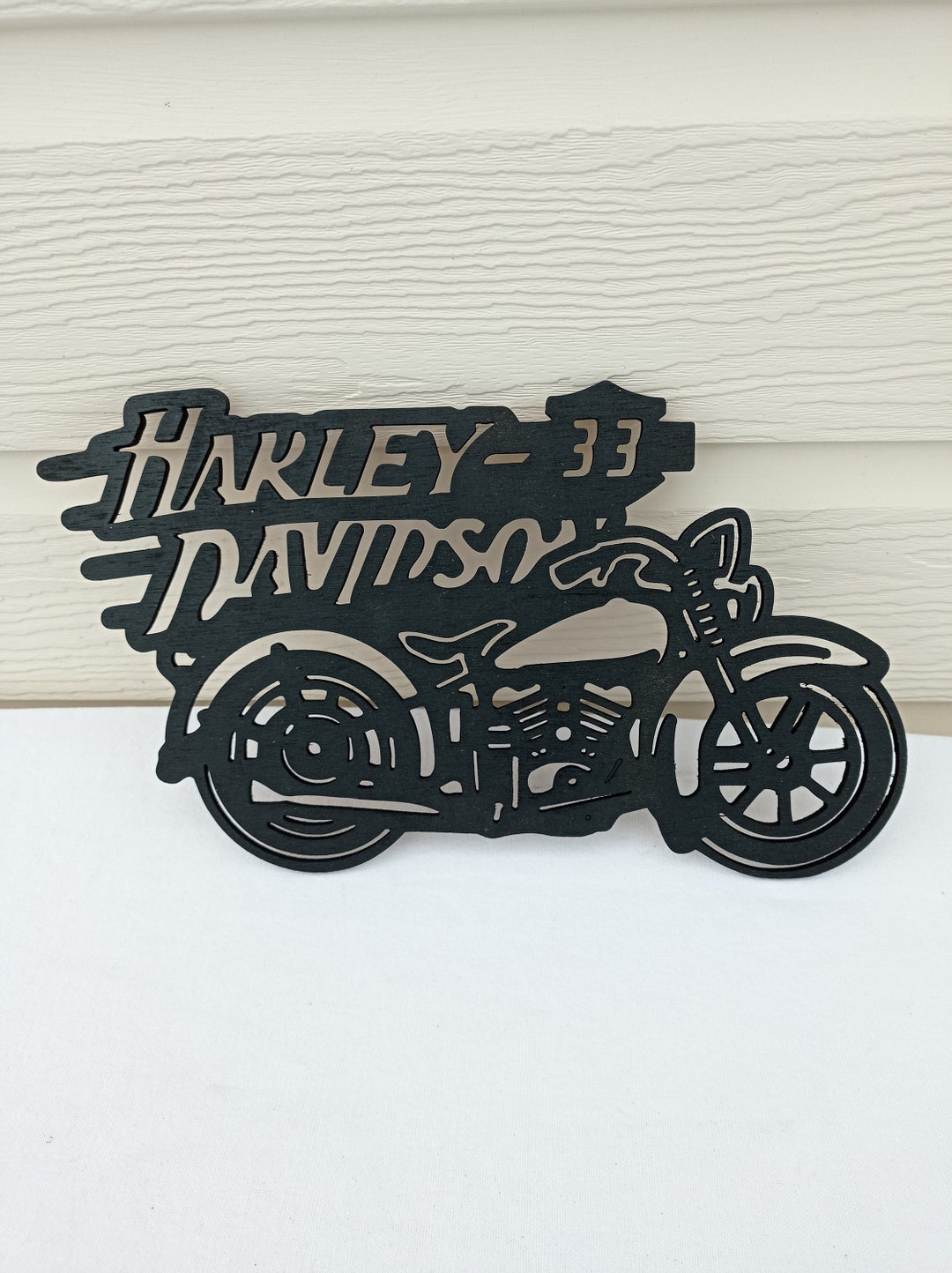 Motorcycle Wall Decor, Motorcycle Wall Art, Biker Gift, Wood Laser Cut ...