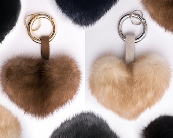Real Fur Keychain - Etsy