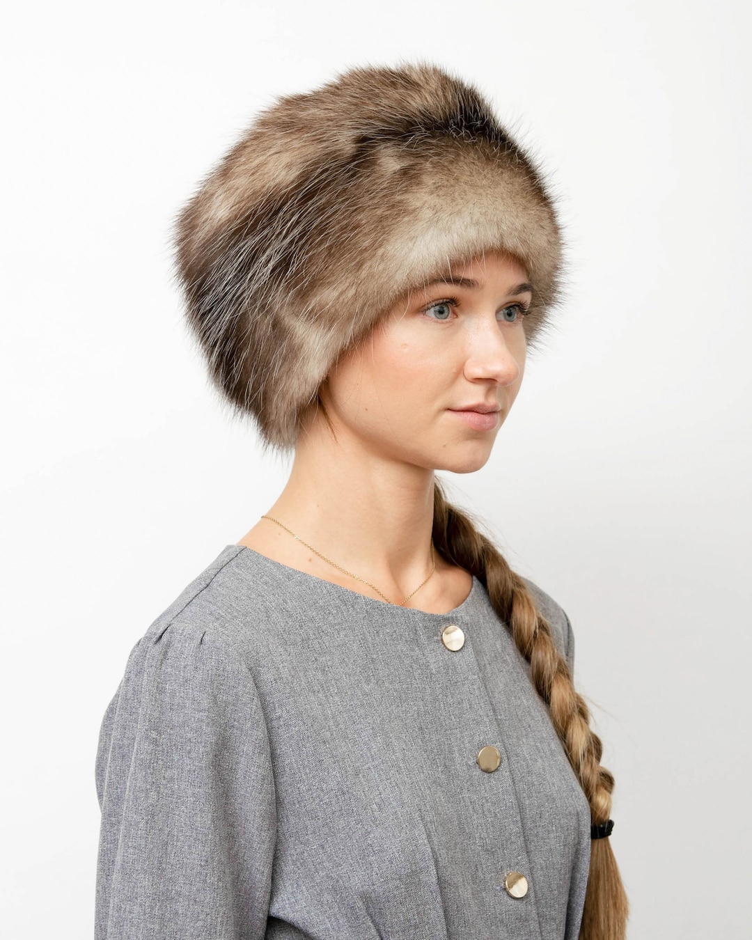 Women's Light Brown Fox Hat - Etsy