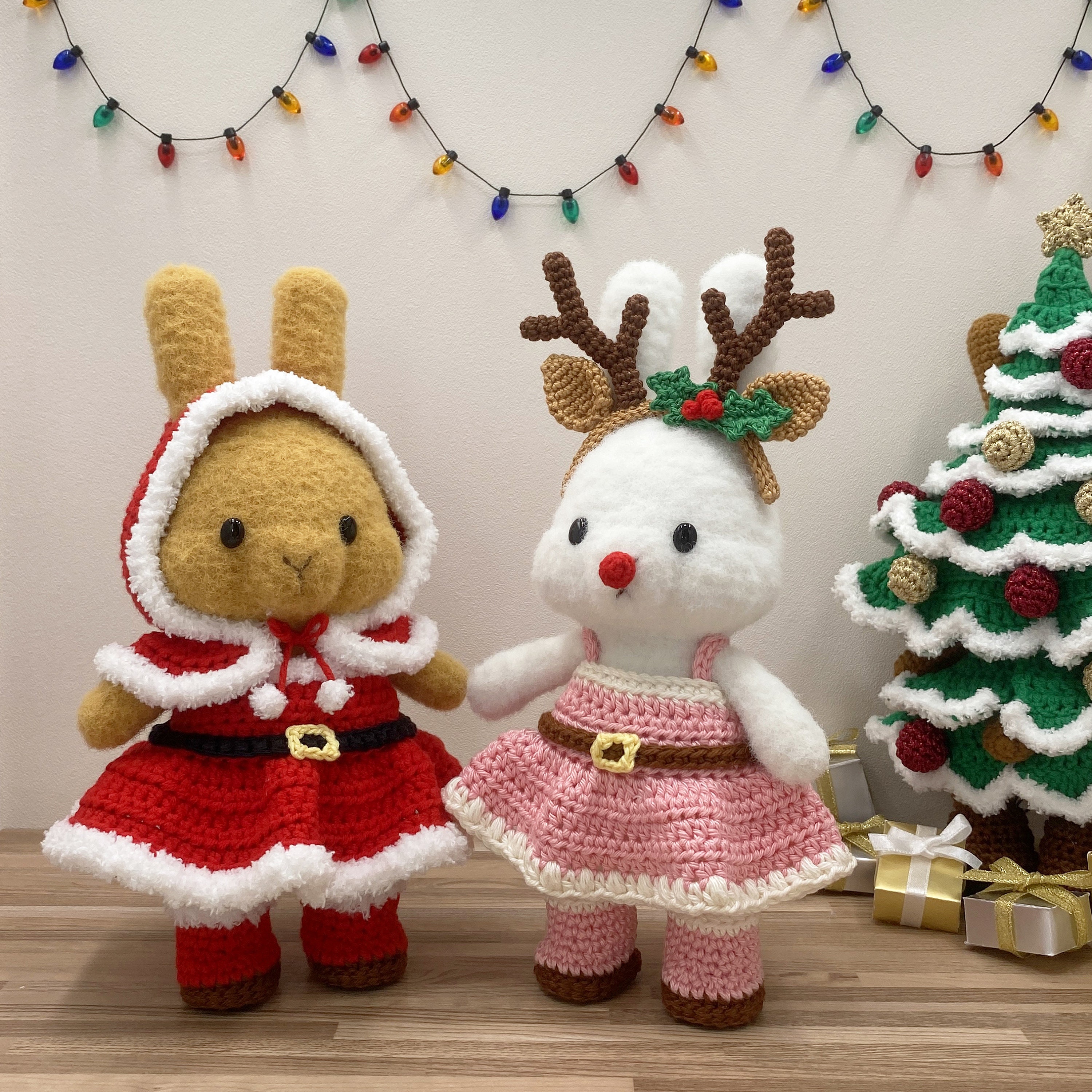 Dress-up Bunny Amigurumi Bunny Christmas Tree Costume Set - Etsy