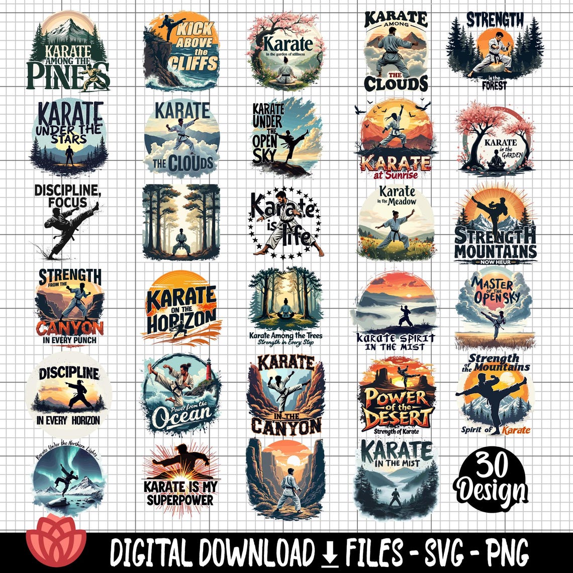 Karate Quotes SVG Bundle, Martial Arts Designs (digital Download) - Etsy