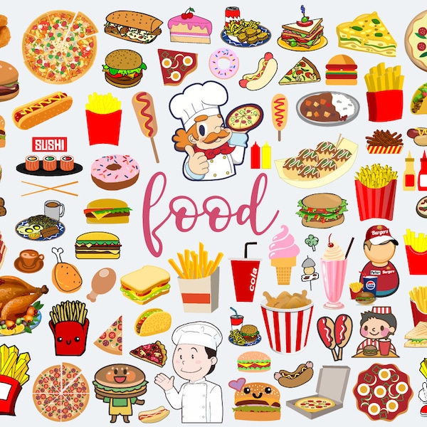Food Clipart - Etsy