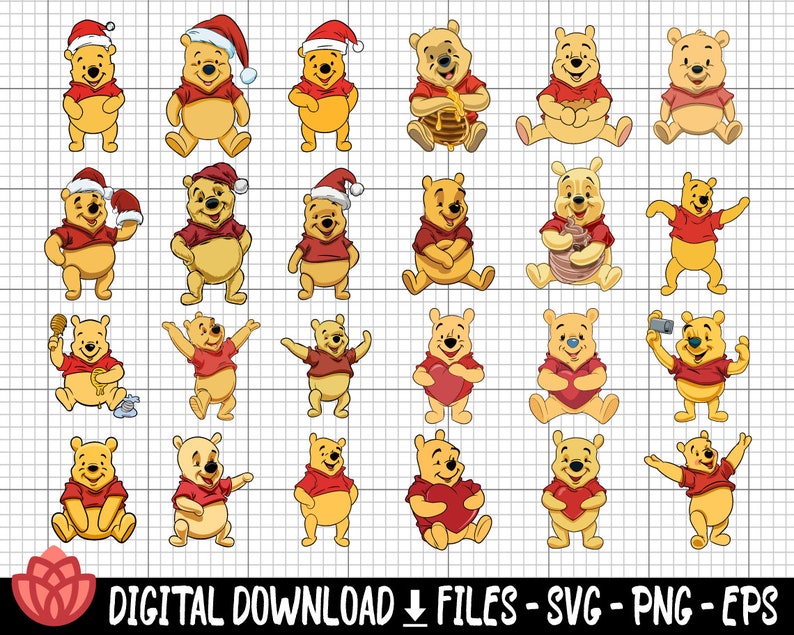 Cartoon Christmas Svg Clipart Comic Figure Holly Smile - Etsy
