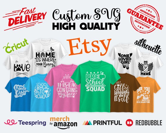 Custom Order Svg Custom SVG Files for Cricut Silhouette Cut - Etsy