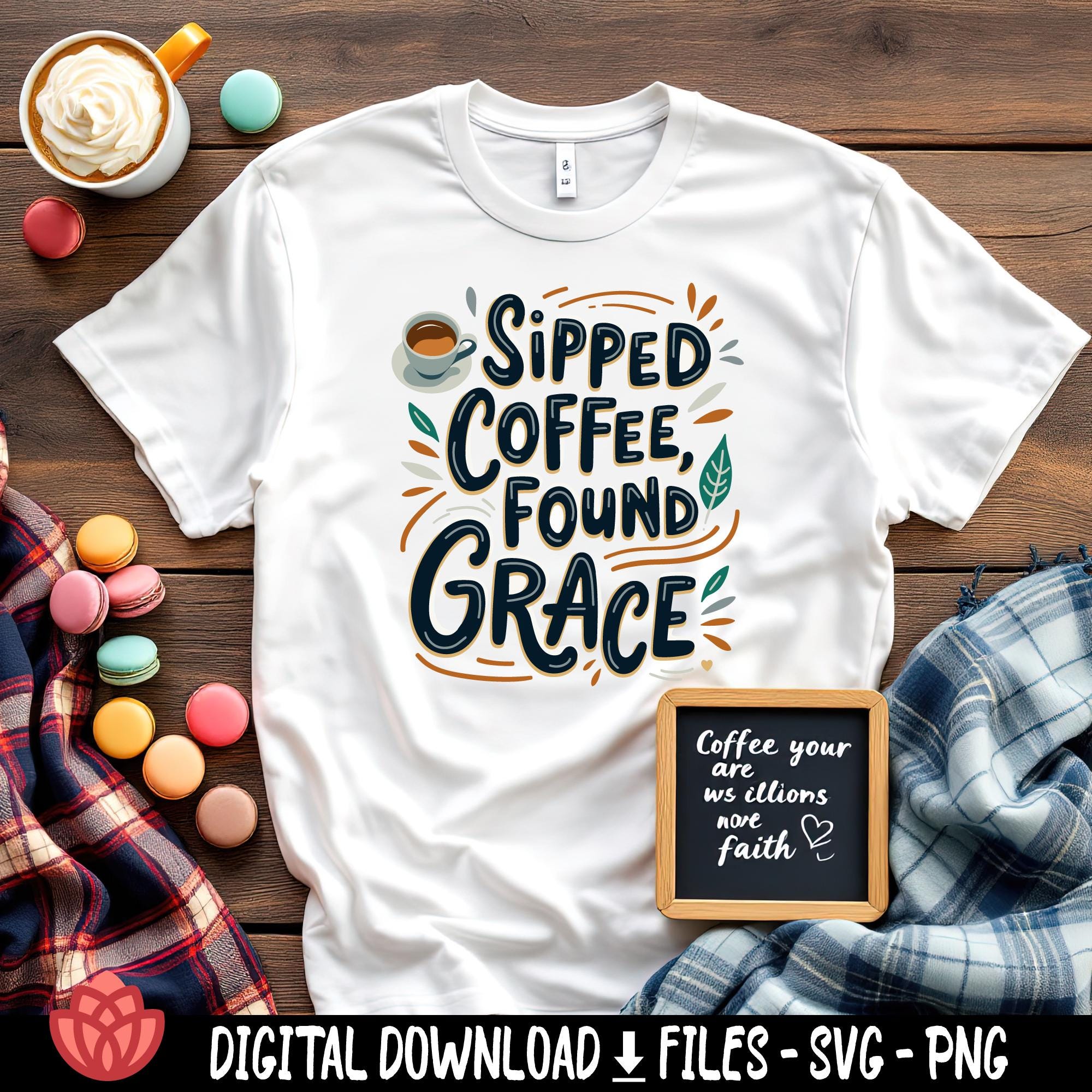 Christian Coffee Quotes SVG Bundle, Faith & Scripture Designs (digital ...