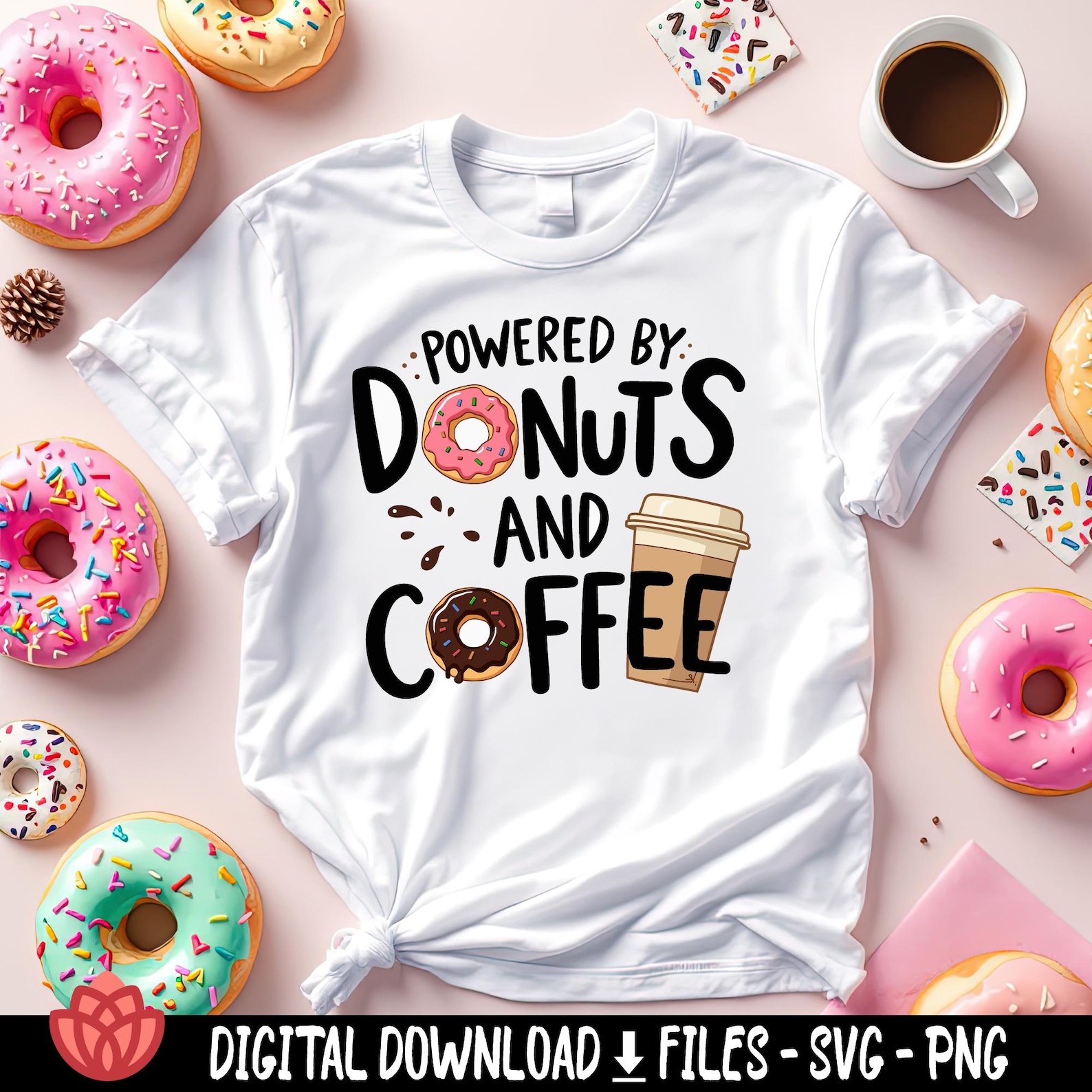 Donut Quotes SVG Bundle, Funny Donut Lover Designs (digital Download ...