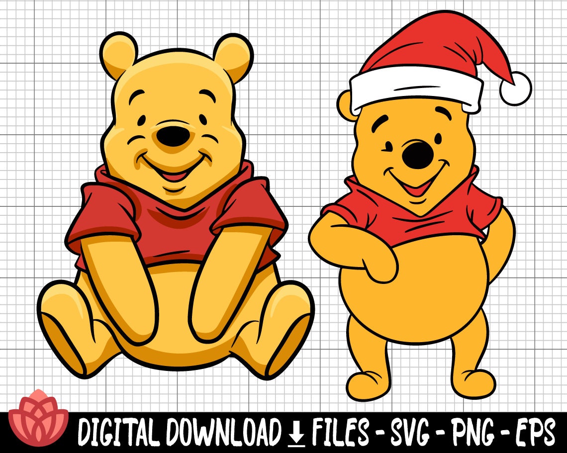 Cartoon Christmas Svg Clipart Comic Figure Holly Smile - Etsy