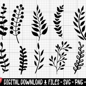 Leaves Svg Bunde, Paper Flower Leaves SVG, Greenery Svg, Leaf Border ...