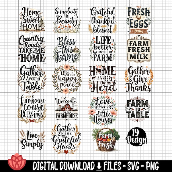 Farmhouse Svg - Etsy