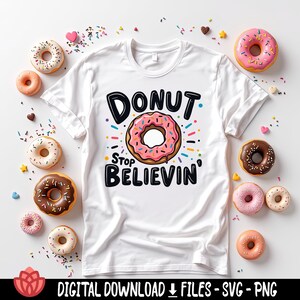 Donut Quotes SVG Bundle, Funny Donut Lover Designs (digital Download ...