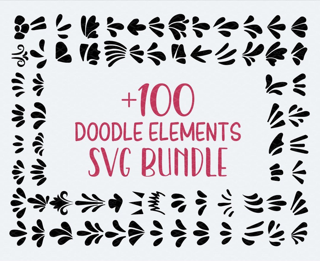 100 Accent Element SVG Bundle | Accent Clipart SVG, Design Flourish SVG ...