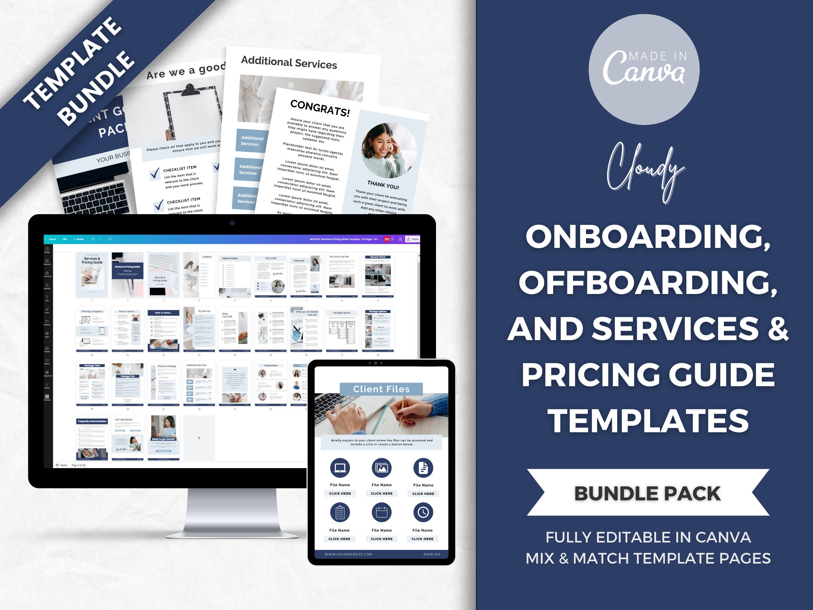 Client Onboarding and Offboarding Packets, and Services & Pricing Guide ...