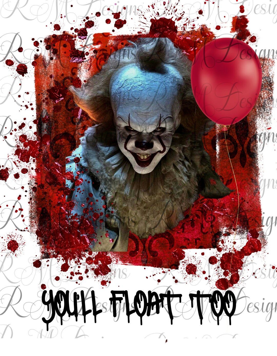 You'll Float Too Png Penny Wise Png, Scary Halloween PNG, It Movie Png ...