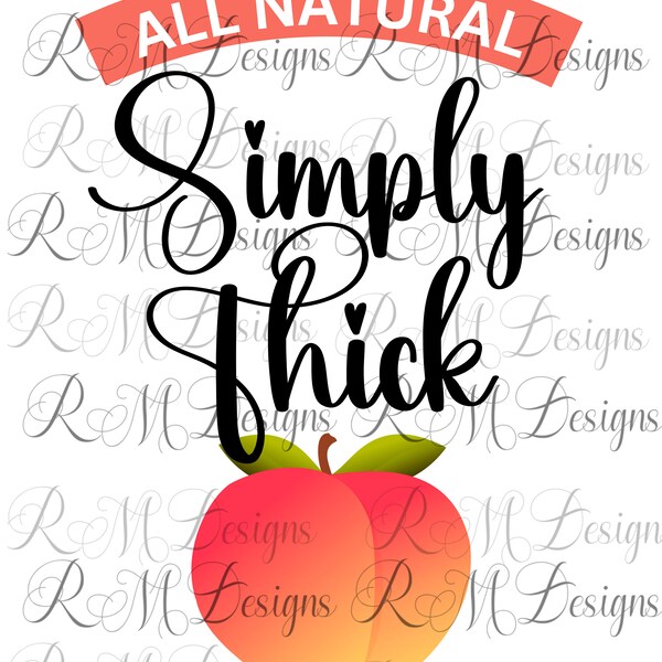 Simply Thick Png - Etsy