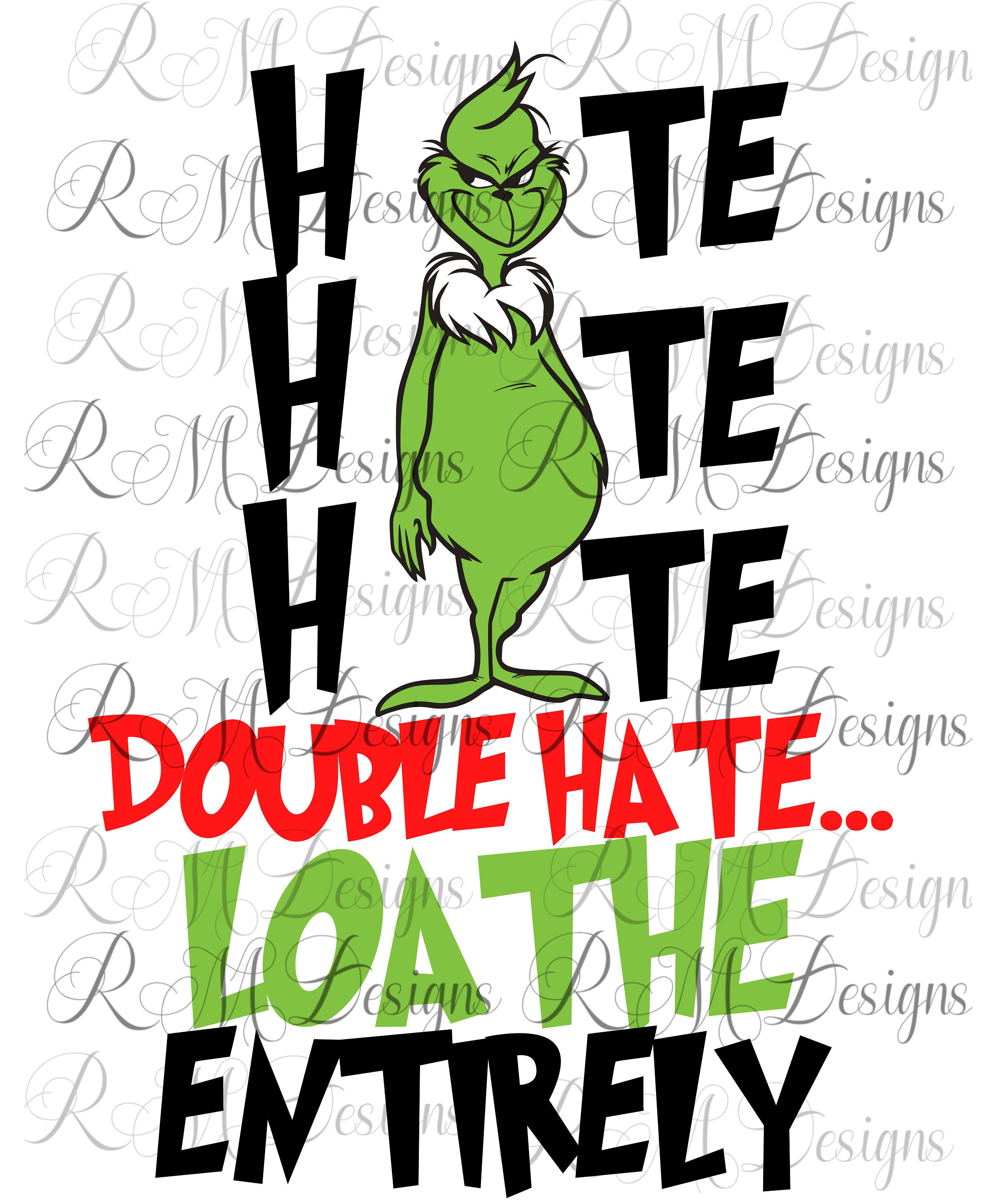 Grinch Hate Gif