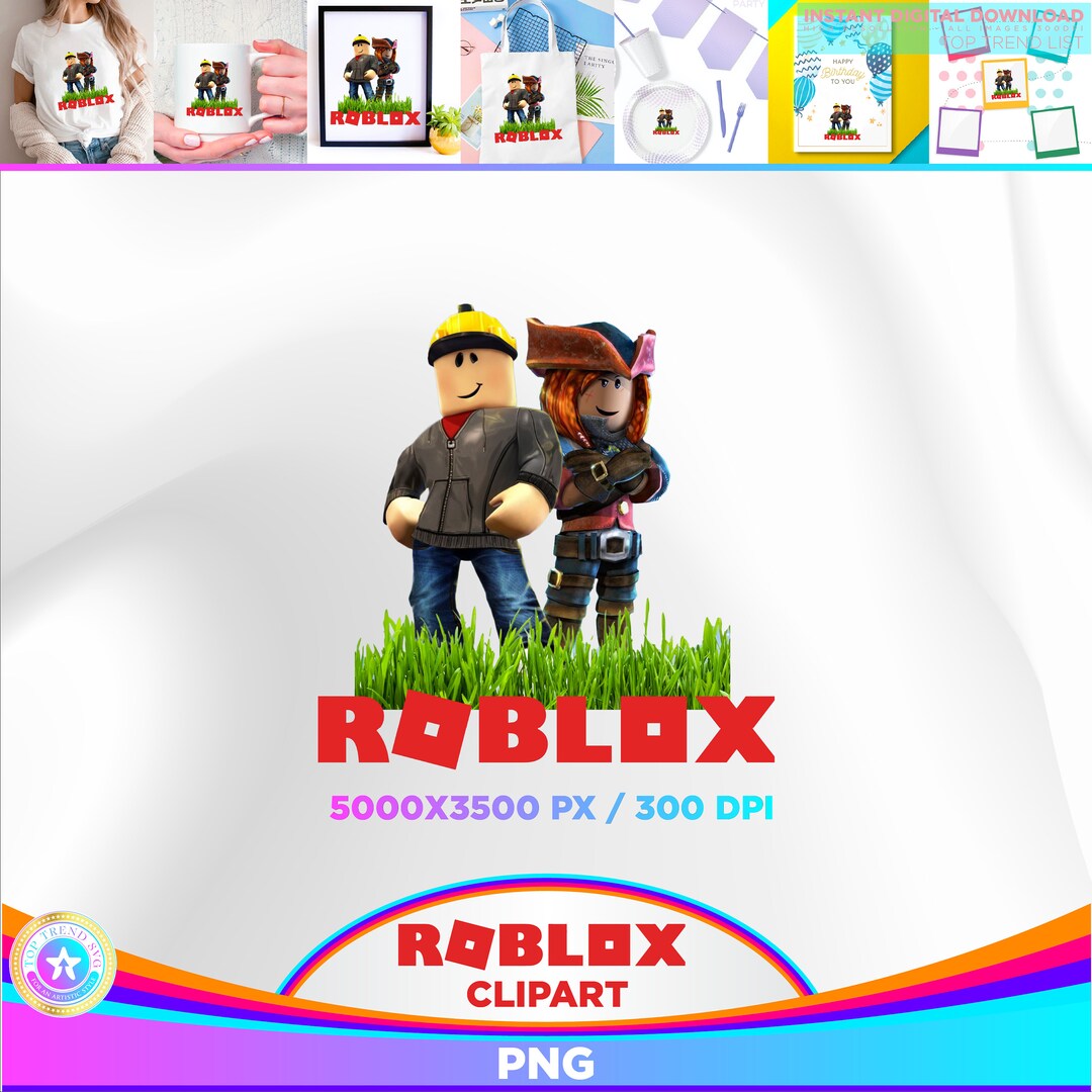 Roblox PNG File Video Games Printable File Gaming File - Etsy