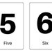 Digital Flash Card Numbers 1-10 - Etsy