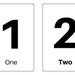 Digital Flash Card Numbers 1-10 - Etsy