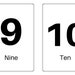 Digital Flash Card Numbers 1-10 - Etsy