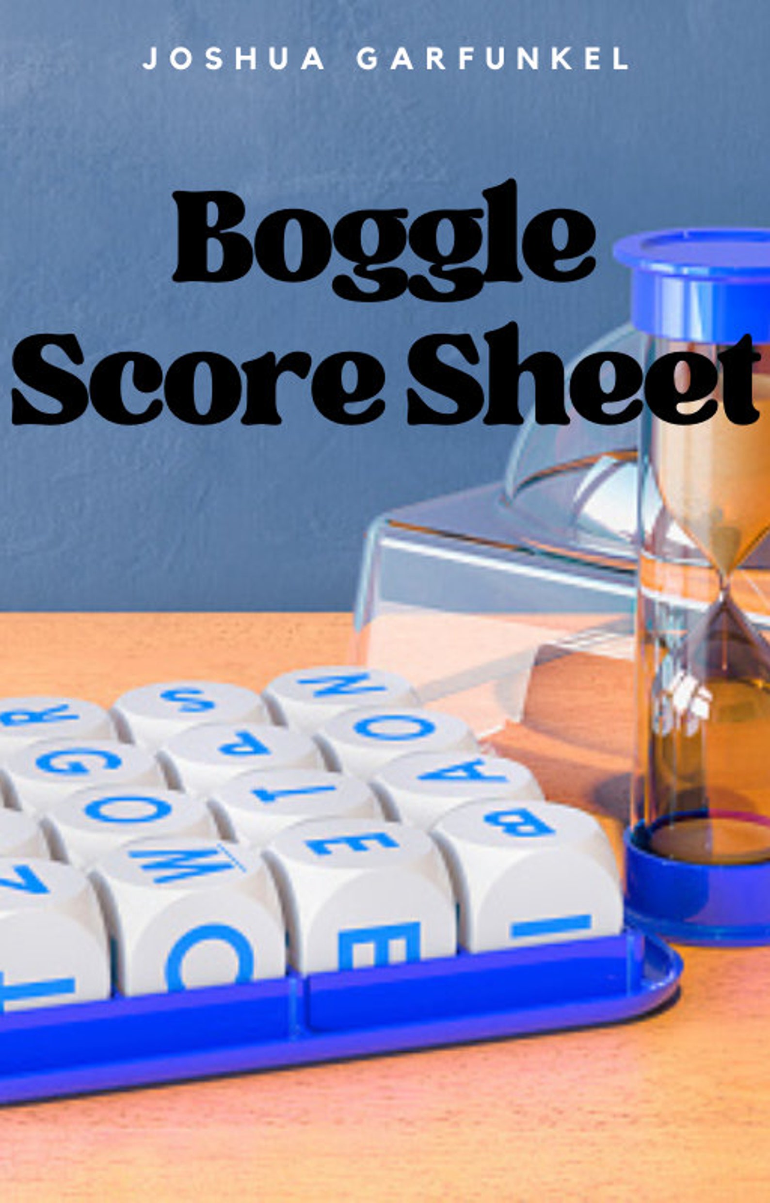 Boggle Score Book | Easy Printable Boggle Score Book | Boggle Time for ...