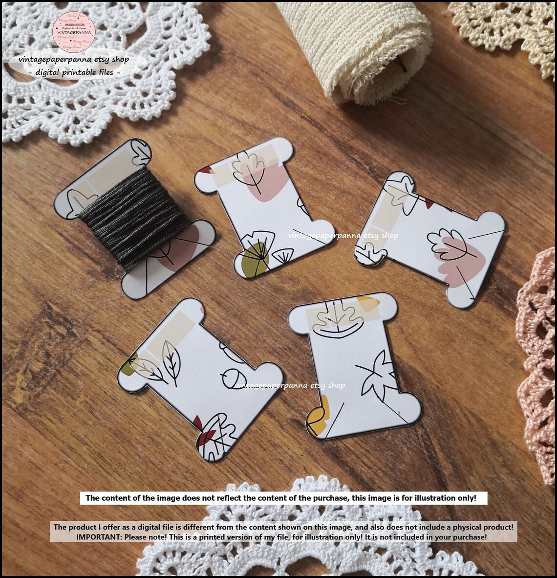 Embroidery Thread Bobbins Floss Organizer Thread Label DMC - Etsy