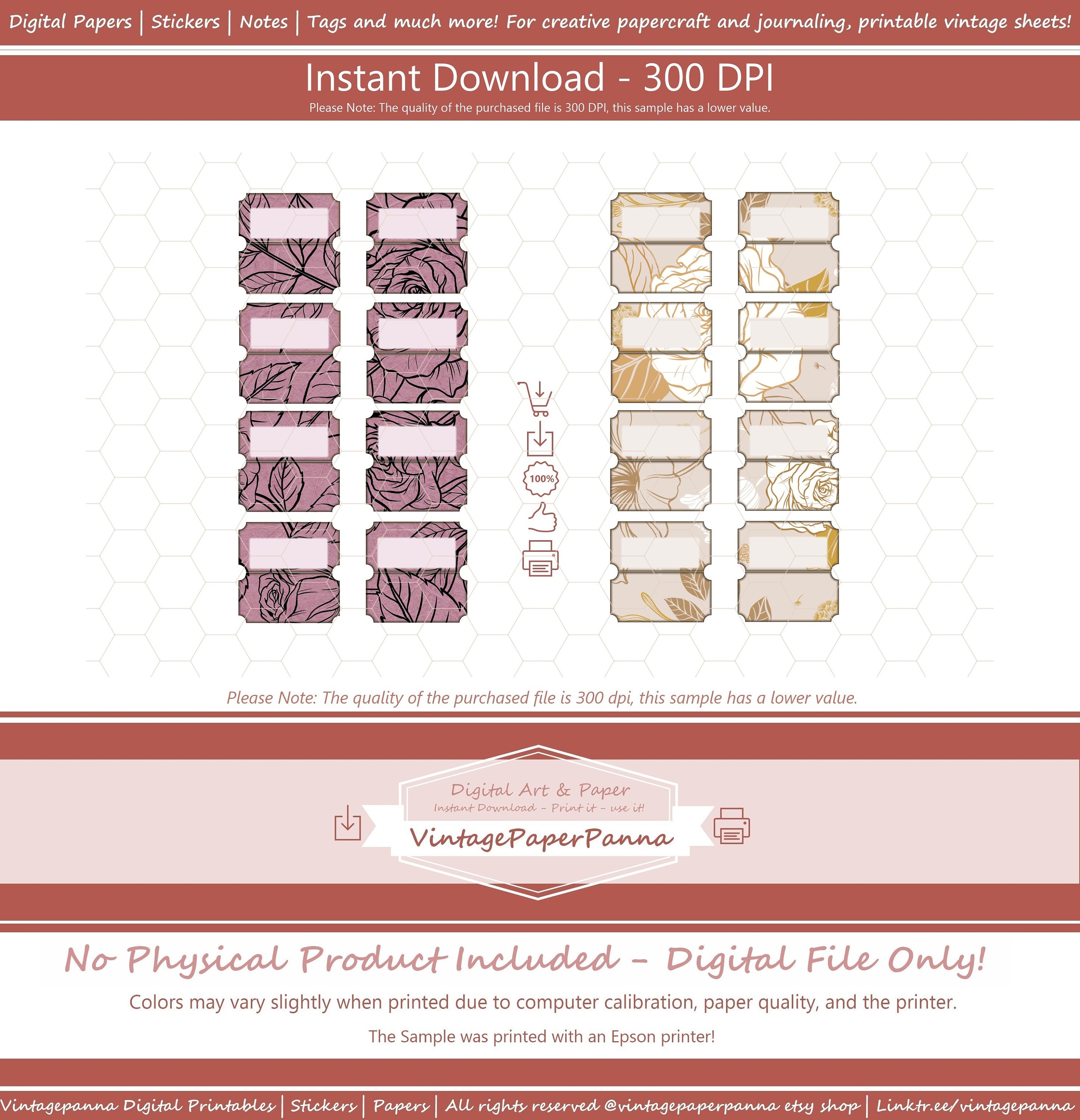 Marking Label RC Sheet Printable Labels Digital Sheet - Etsy