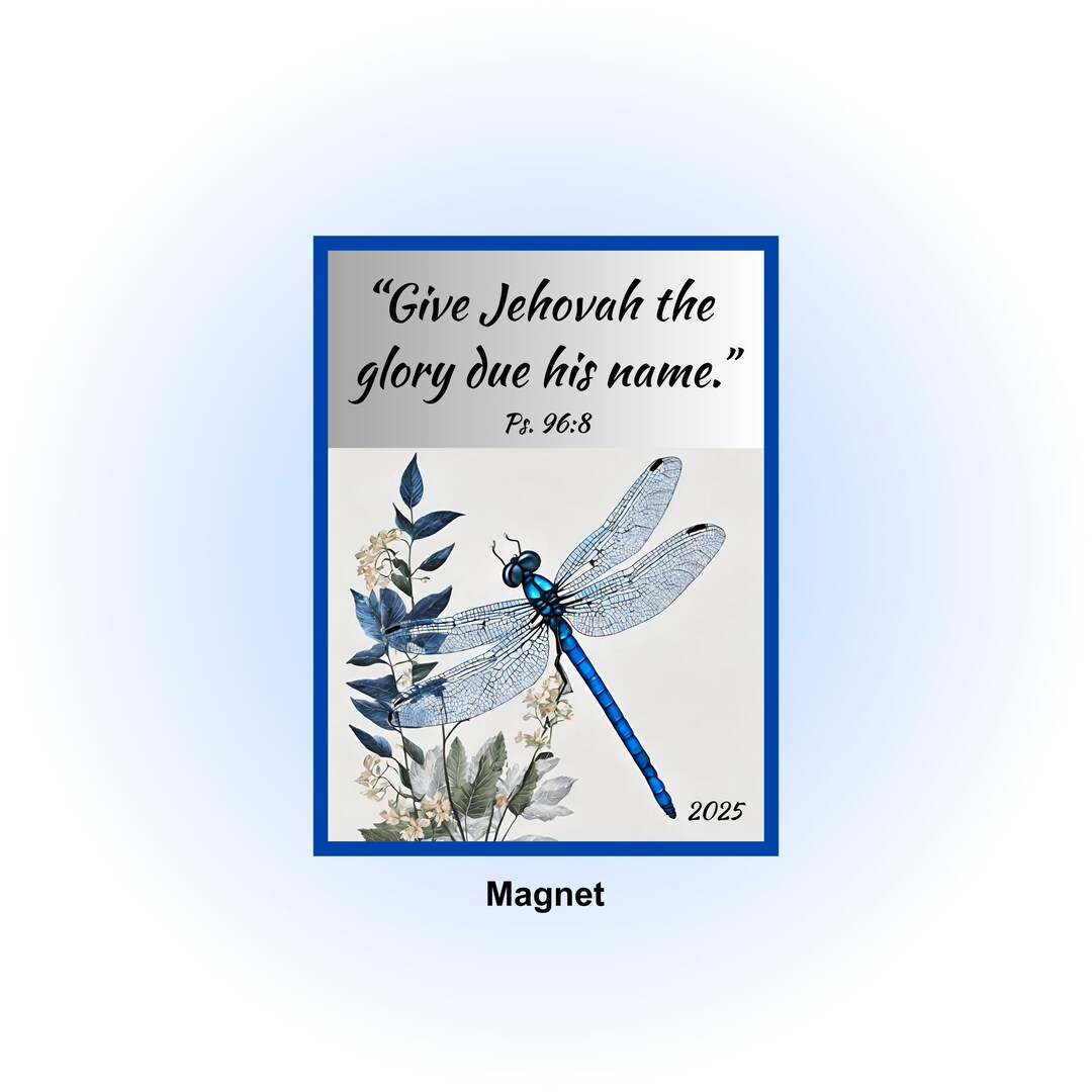 JW Year Text Magnet - Etsy
