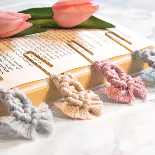 Macrame Bookmarks - Etsy