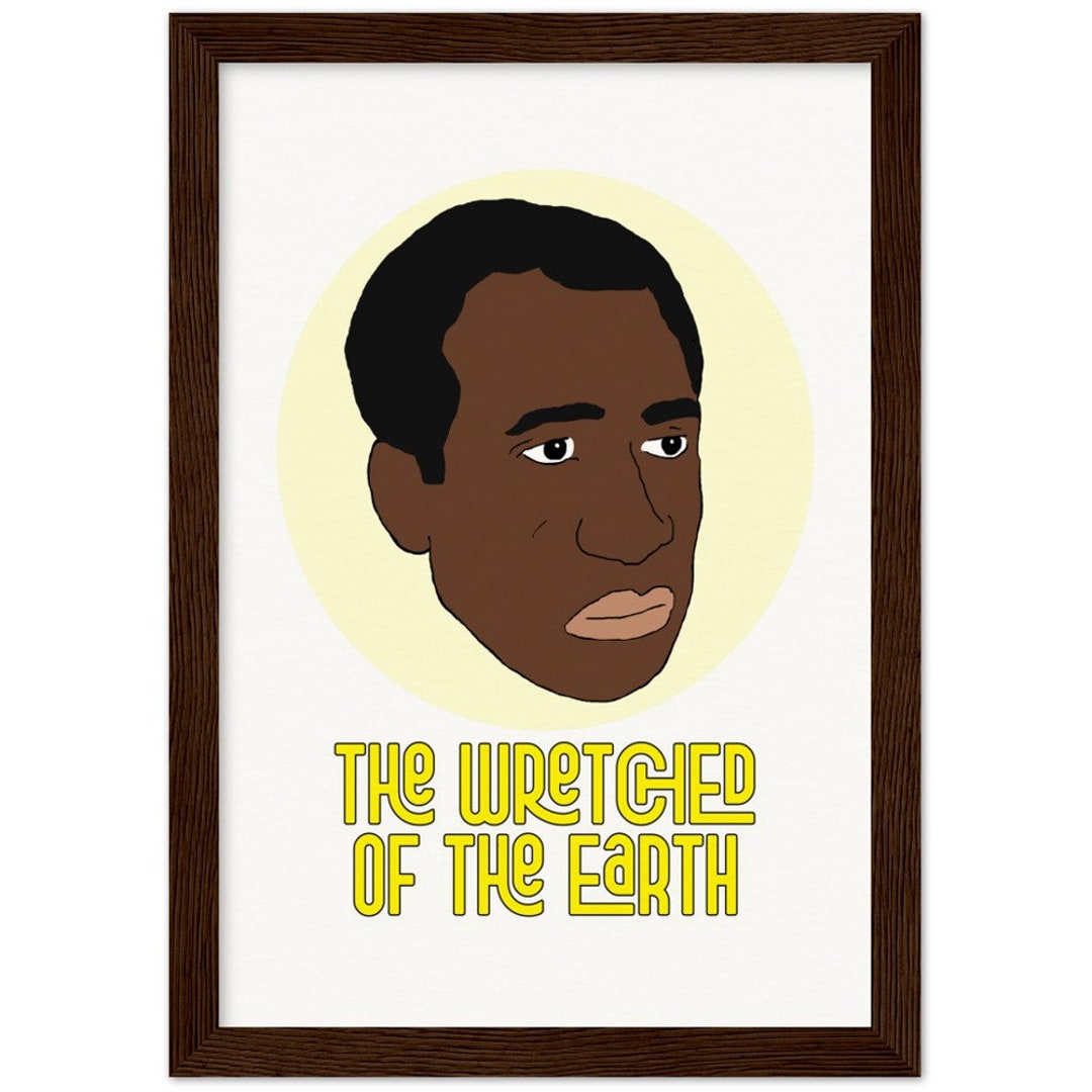 Frantz Fanon Poster the Wretched of the Earth - Etsy UK