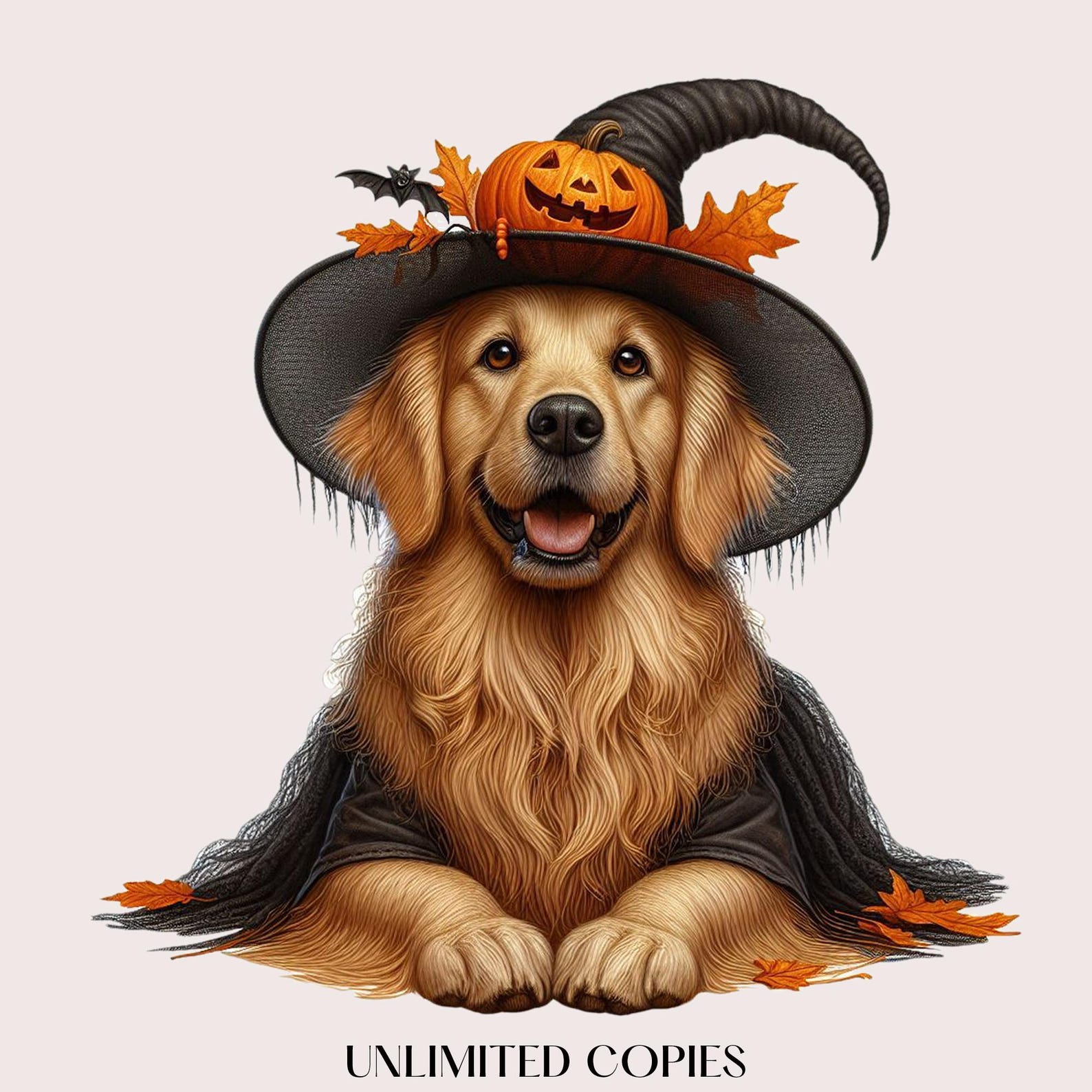 Watercolor Halloween Animals Clipart PNG Bundle, 20 PNG Halloween ...