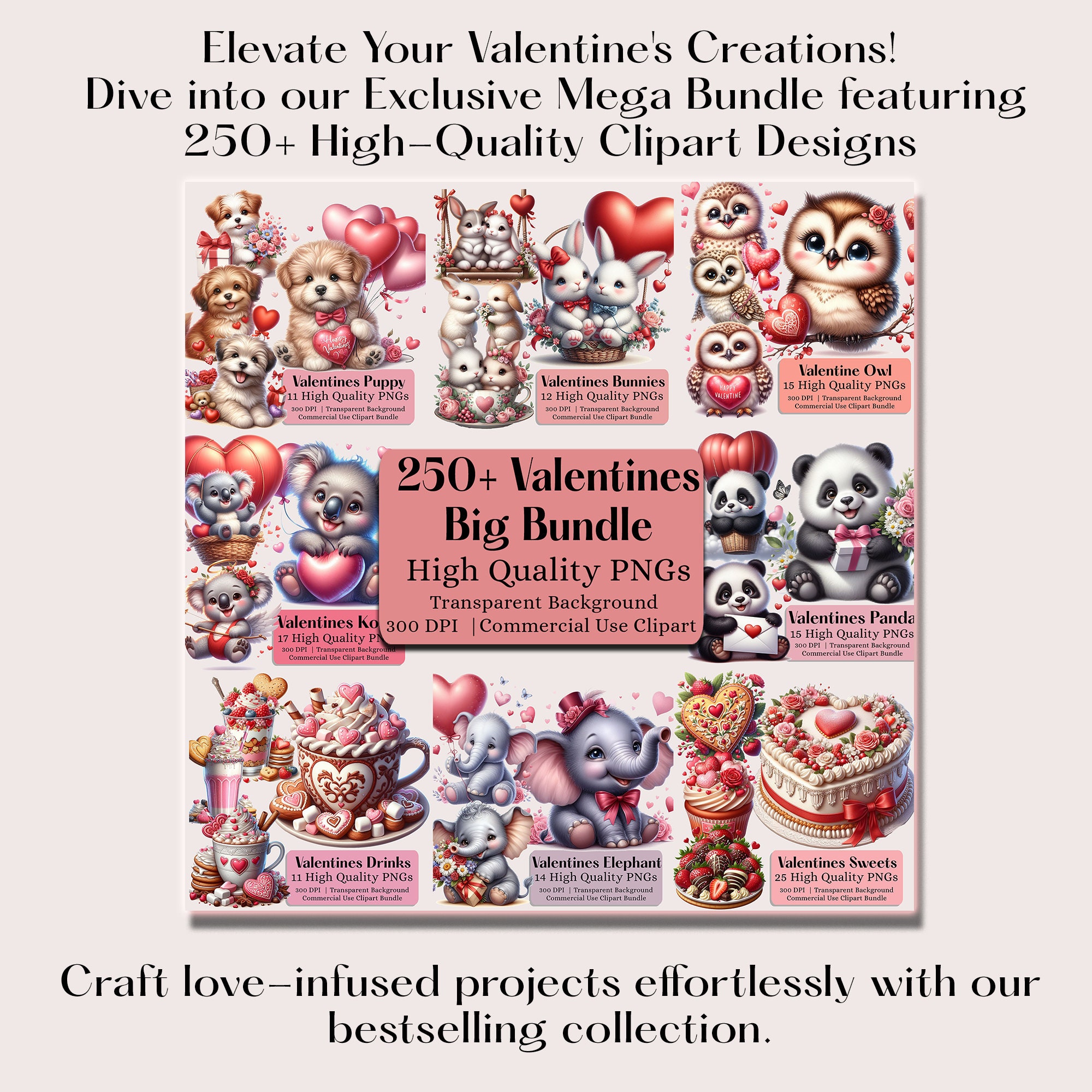 Watercolor Valentines Penguin Clipart, 14 High Quality Pngs, Valentines ...