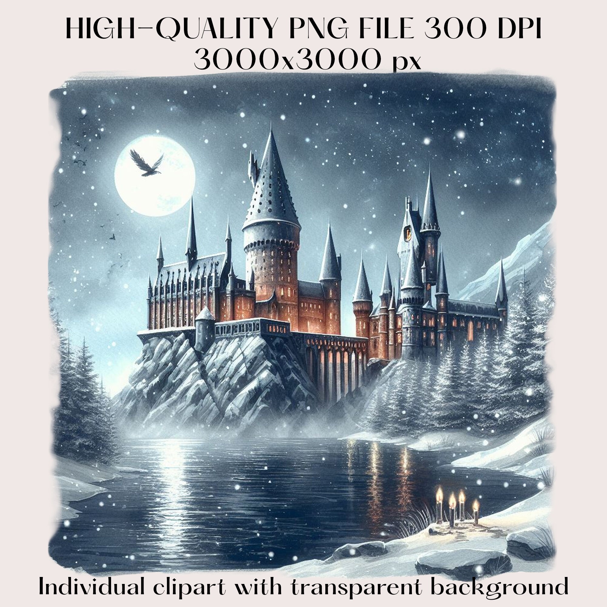 Wizard School Clipart Bundle, Magic School, Witch and Wizard Png. Wands ...