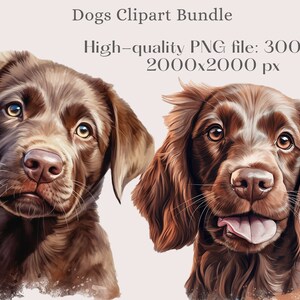 Puppy PNG Bundle, Dog Clipart Bundle, 100 Dog Breeds PNG Images ...