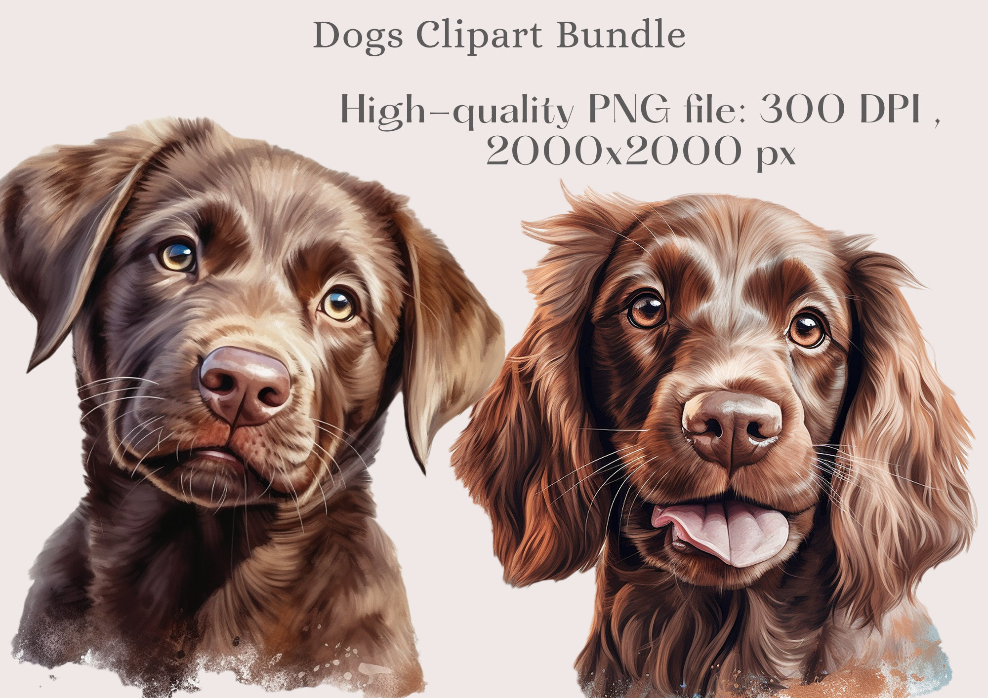 Puppy PNG Bundle, Dog Clipart Bundle, 100 Dog Breeds PNG Images ...
