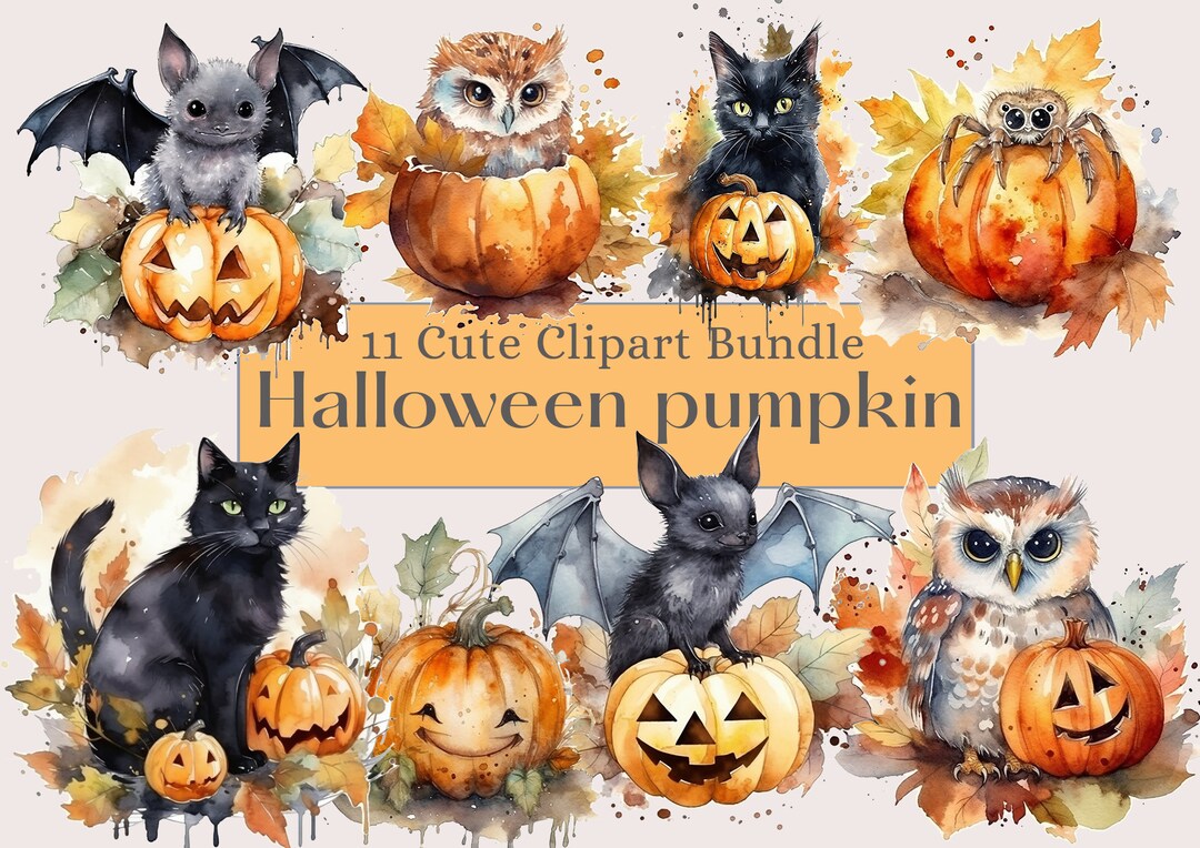 Black Cat and Pumpkin Design PNG for Printing, Cute Halloween Pumpkin ...