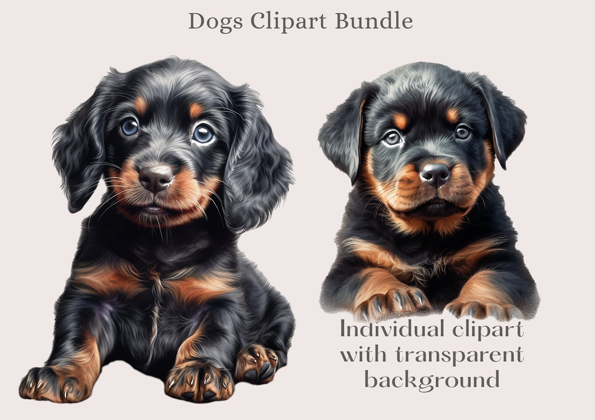 Puppy PNG Bundle, Dog Clipart Bundle, 100 Dog Breeds PNG Images ...