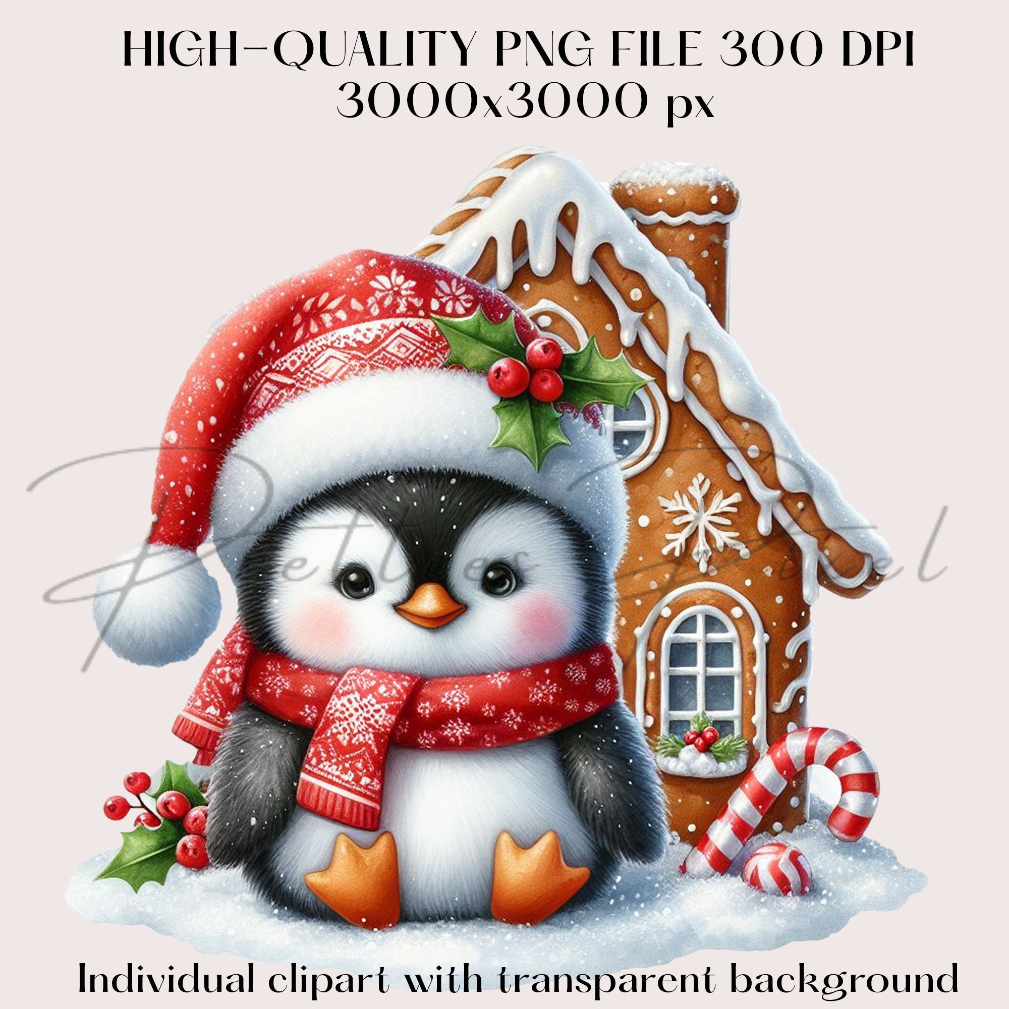 Christmas Penguin Clipart 18 High Quality PNG, Cute Animals, Penguin ...
