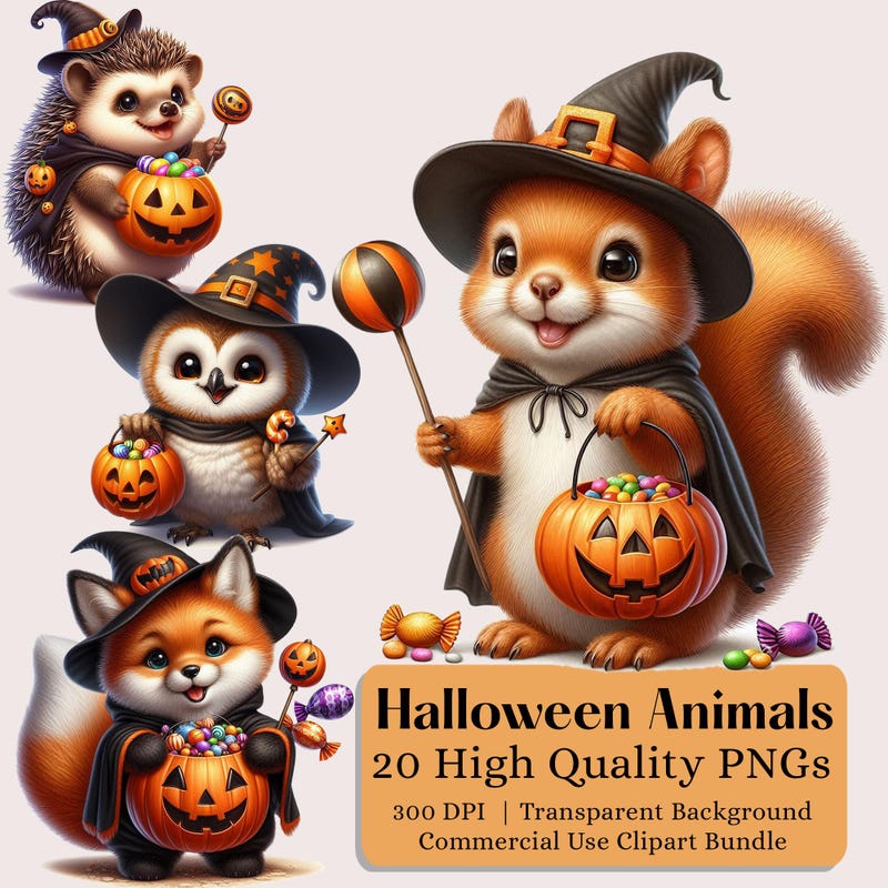 Halloween Clipart - Etsy