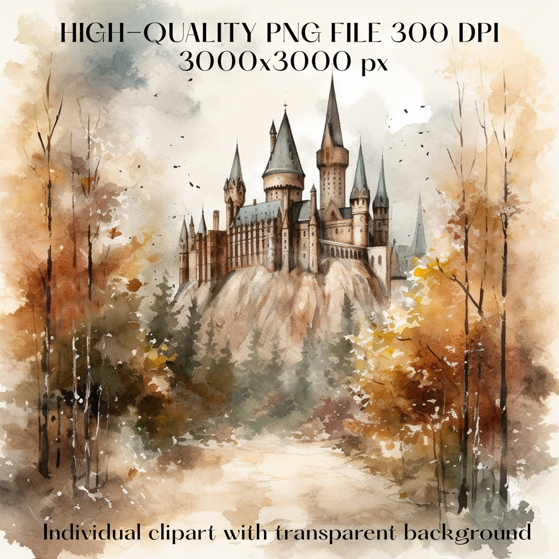 Wizard School Clipart Bundle, Magic School, Witch and Wizard Png ...