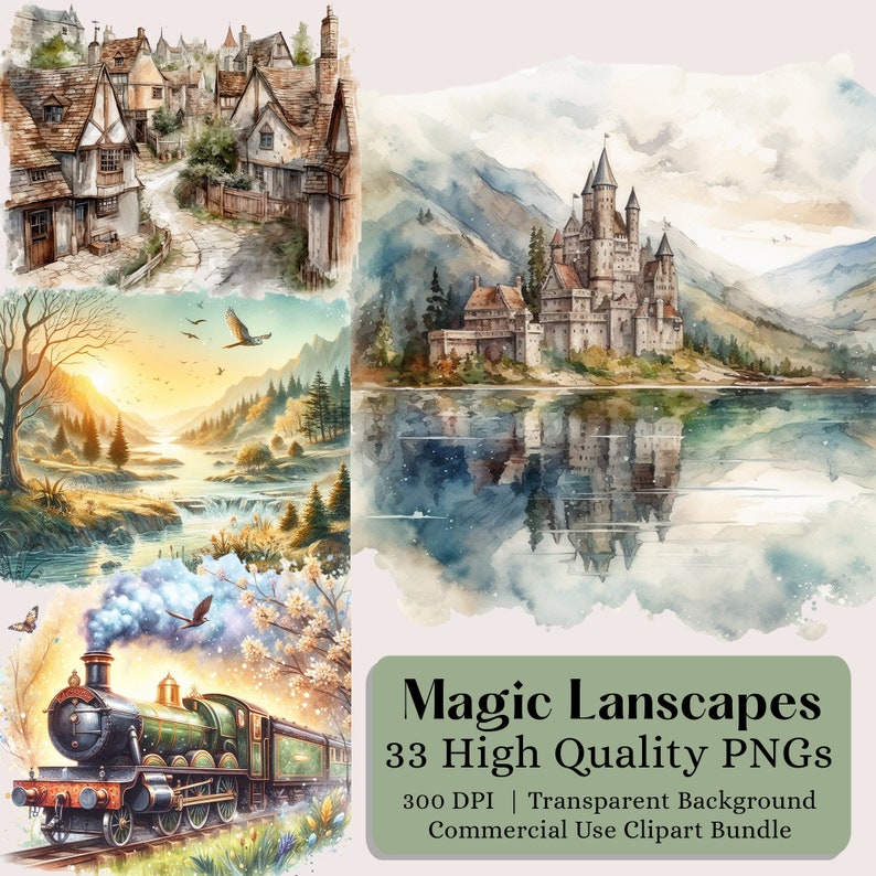 Wizard School Clipart Bundle, Magic School, Witch and Wizard Png ...