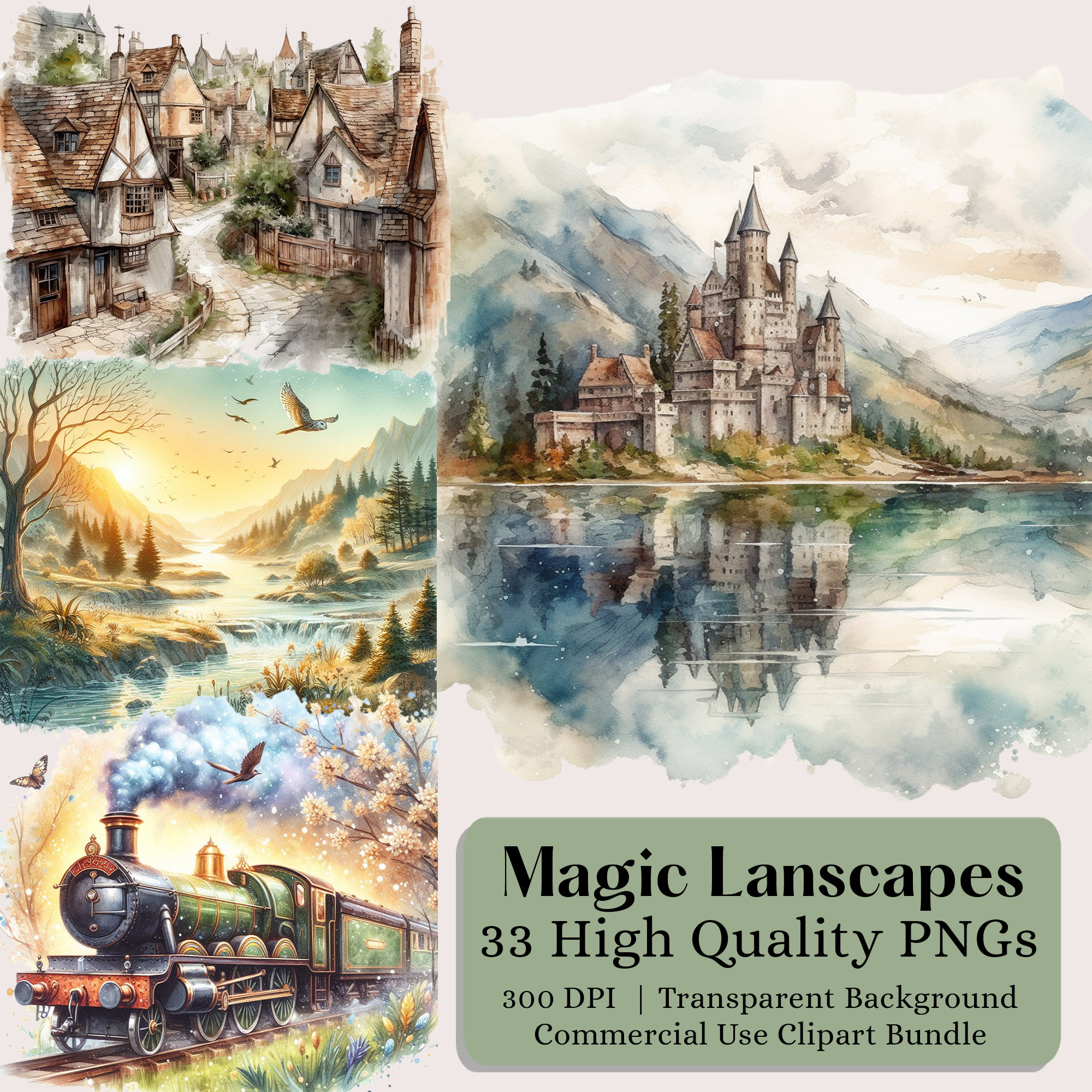 Wizard School Clipart Bundle, Magic School, Witch and Wizard Png ...