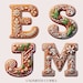 Watercolor Gingerbread Cookie Alphabet Clipart, 78 Christmas Alphabet ...