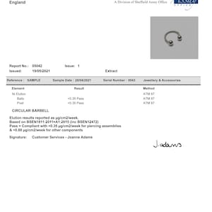 Prince Albert Piercing Jewelry, (2pcs) Ball Closure Ring and Circular ...