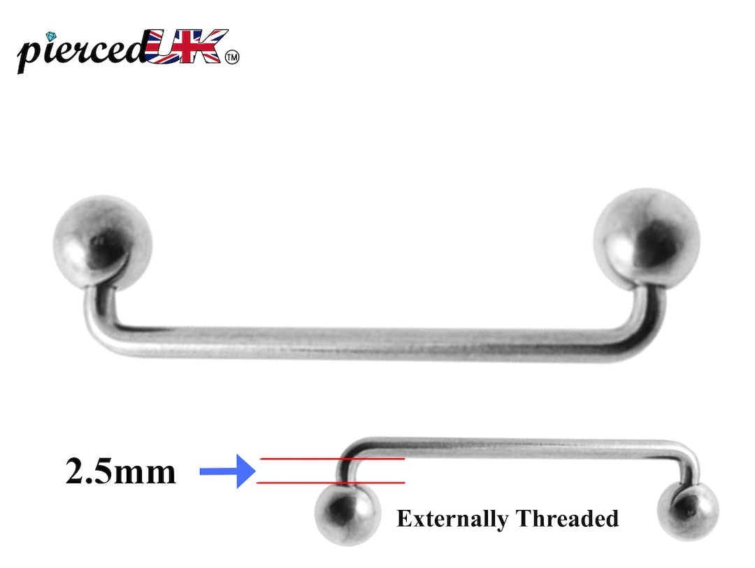 Surface Piercing Jewelry Staple Barbell Dermal Bar for Skin - Etsy