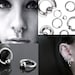Prince Albert Piercing Jewelry, (2pcs) Ball Closure Ring and Circular ...